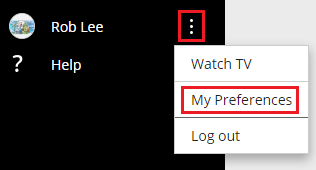Customize your platform experience with My Preferences