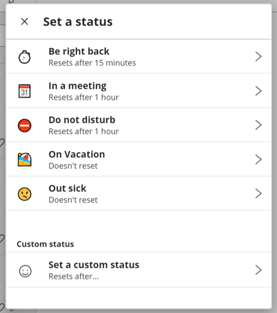 Spotlight feature: User Status