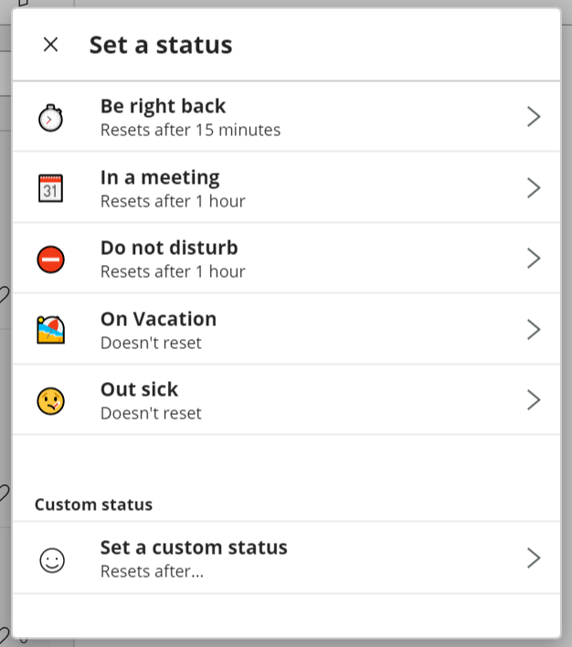 Spotlight feature: User Status