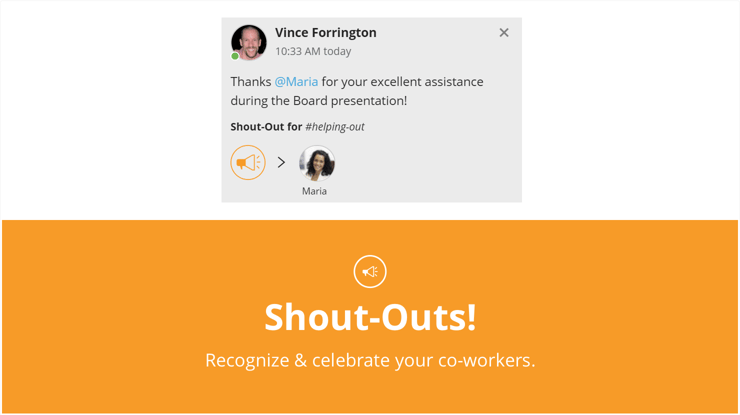 Recognize your peers for their great work